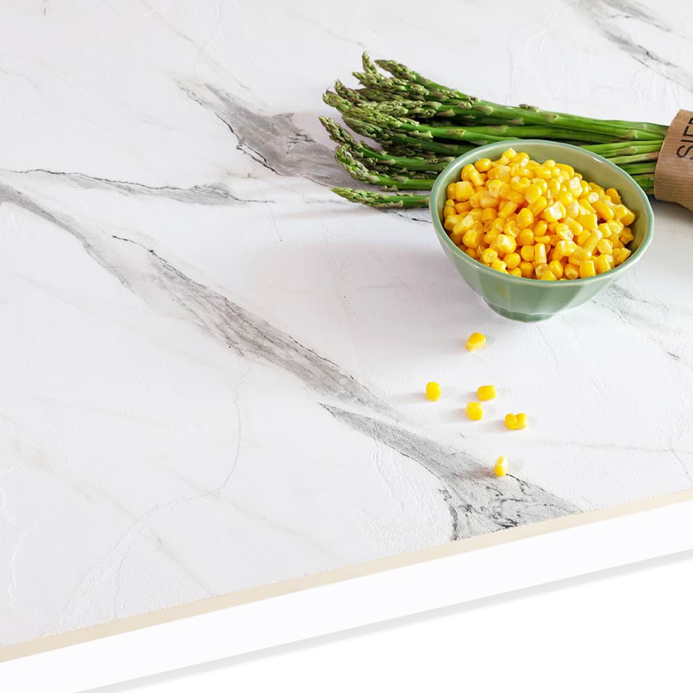 Carrara Marble Compact Laminate Worktops | House of Worktops