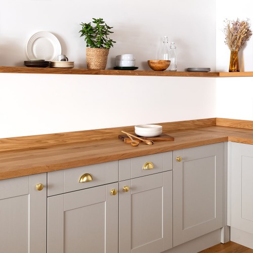 Full Stave Rustic Oak Worktop | House of Worktops